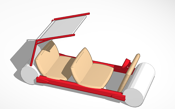 3D design STEAM ROLLER - Tinkercad