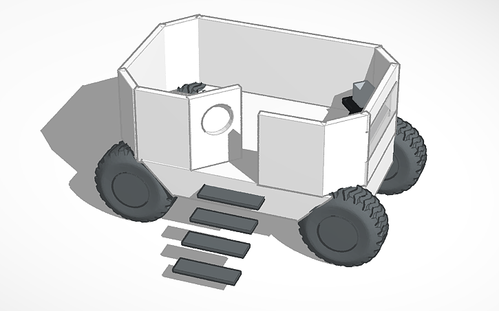 3D design Rover-Cassandra - Tinkercad