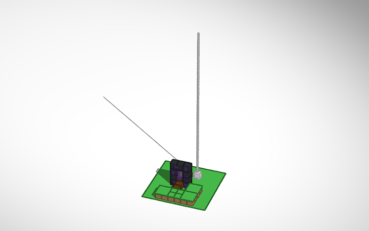 3D design Simple Minecraft World - Tinkercad