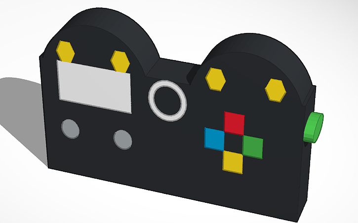 3D design Game Controller - Tinkercad