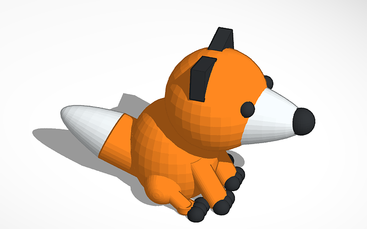 3D design My First Fox - Tinkercad