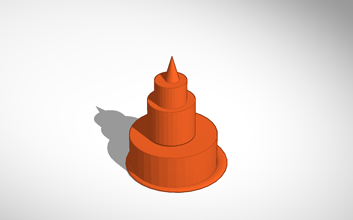 3d Design Cake Tinkercad