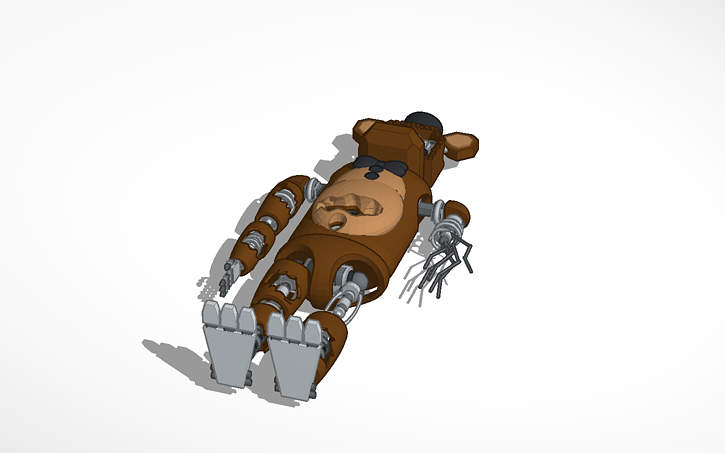 3D design Broken freddy - Tinkercad
