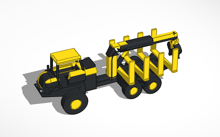 3D design ponsse forwarder | Tinkercad