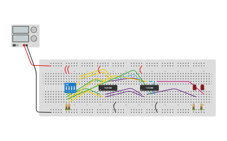 Circuit design Lab_1_EX2 - Tinkercad