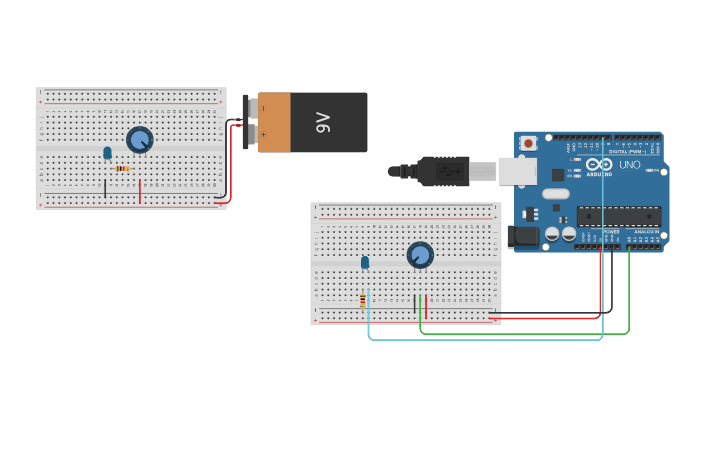 Circuit Design Dimmer Led Potenciometro Aluna O Tinkercad