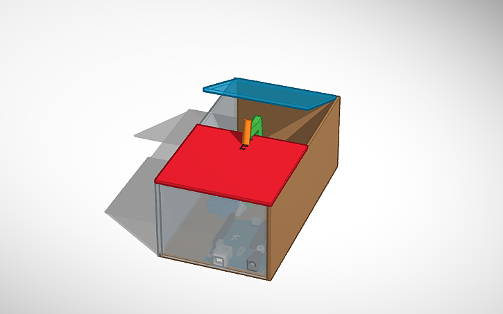 3D design Useless Box - Tinkercad