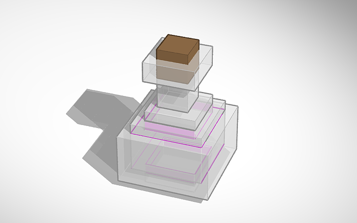 3D design 3D Minecraft Potion - Tinkercad