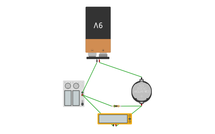 Circuit design amperimetro - Tinkercad