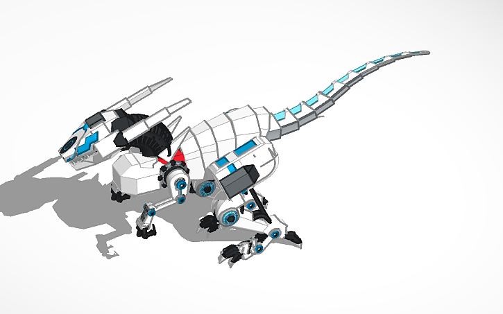 3D design cyber raptor | Tinkercad
