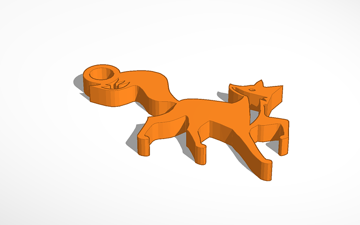 3D design Fox - Tinkercad