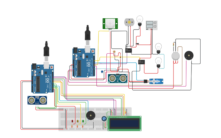 Circuit design Domotica - Tinkercad