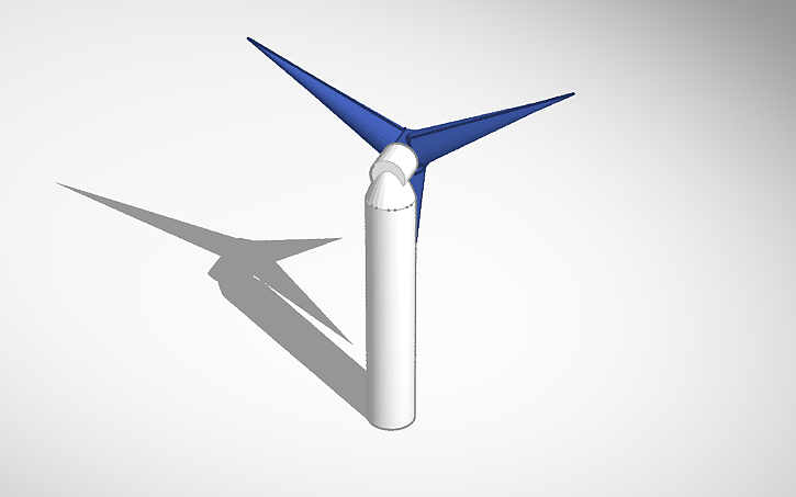 3D design Working sim lab Motor windmill - Tinkercad