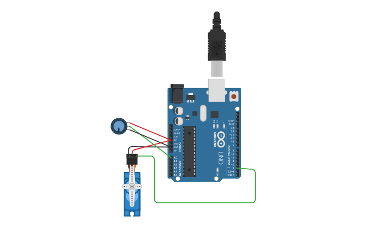 Circuit design Projeto Básico Arduino | Tinkercad