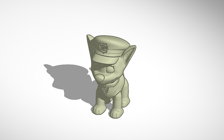 3D design paw patrol - Tinkercad