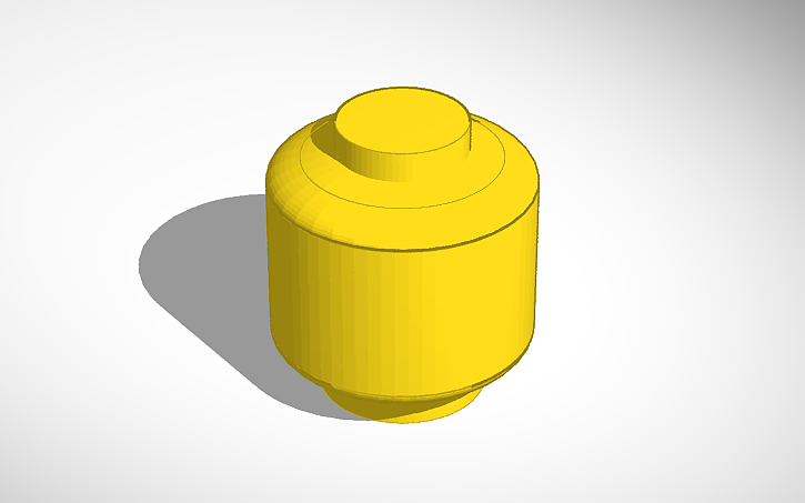 3D design Lego Head - Tinkercad