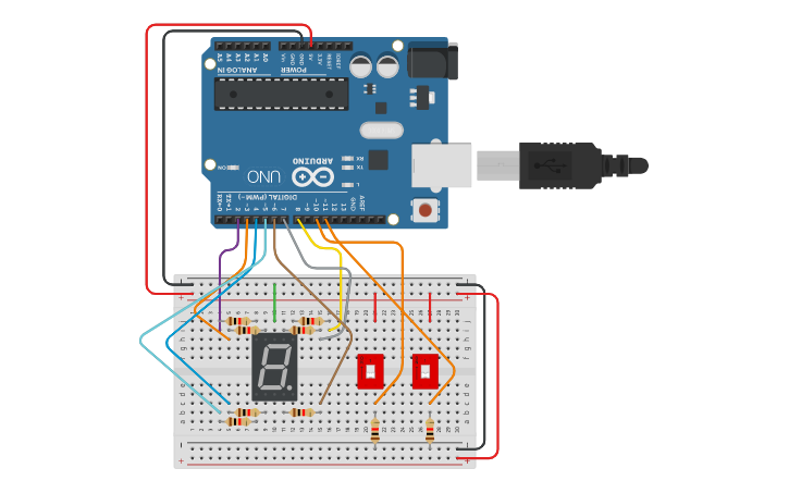 Circuit design Circuito MC/Atividade 17 | Tinkercad