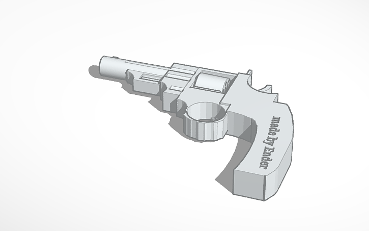 3D design Revolver - Tinkercad