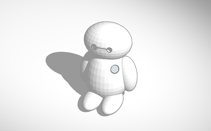 3D design Chibi Baymax | Tinkercad