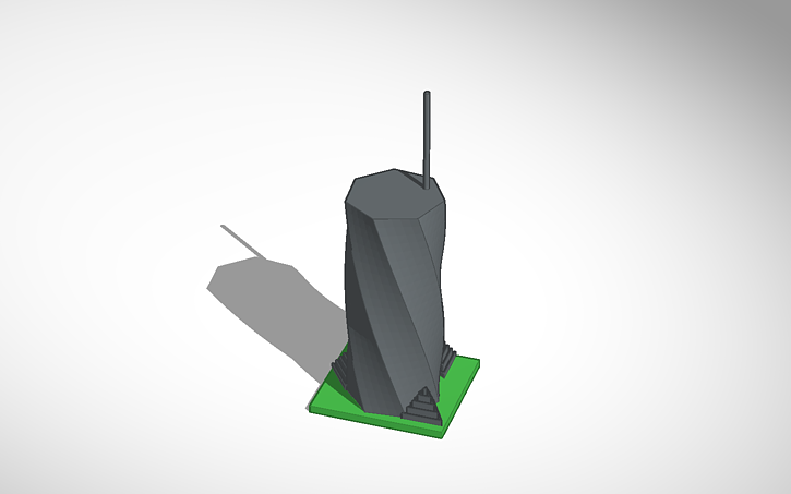 3D design office building with fountains ready to 3D print! version 4 ...