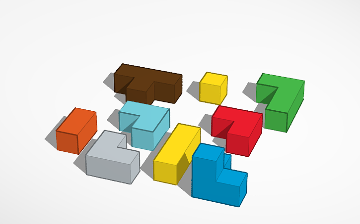 3d Design 3d Puzzle Tinkercad