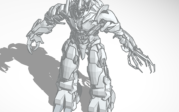 3D design megatron - Tinkercad