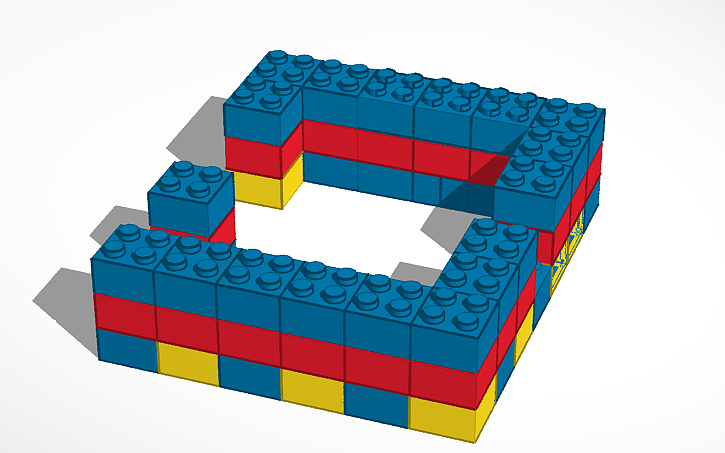 3D design Lego Barn | Tinkercad