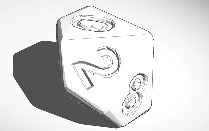 3D design D10 - Tinkercad