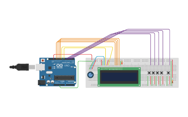 Circuit design Gaming Console Project - Tinkercad