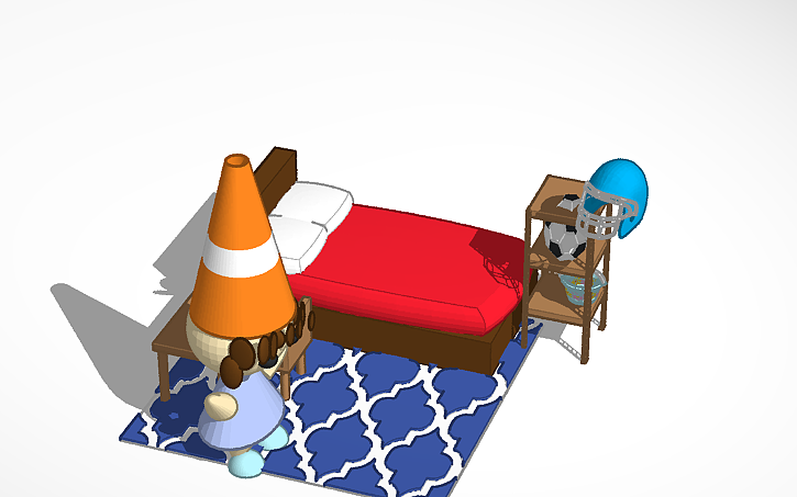 3D design for bord's cone contest - Tinkercad