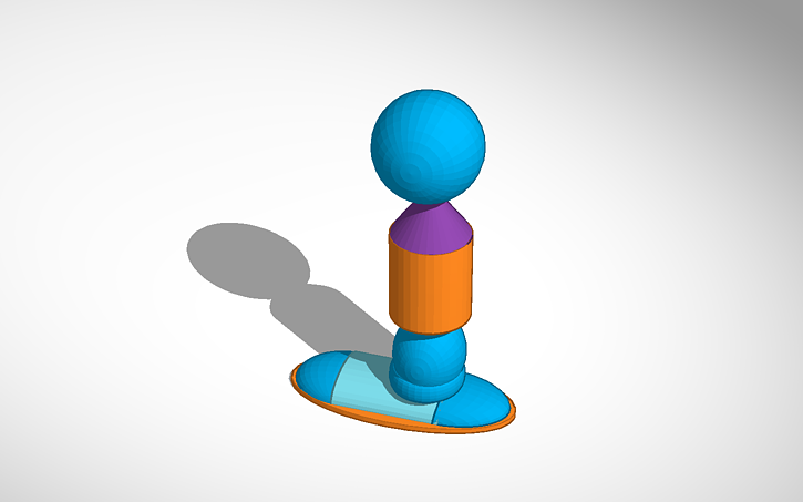 3D design Leg - Tinkercad