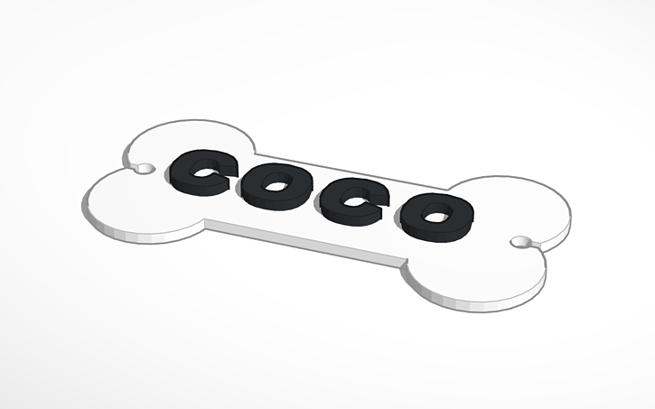 3d Design Coco Tinkercad