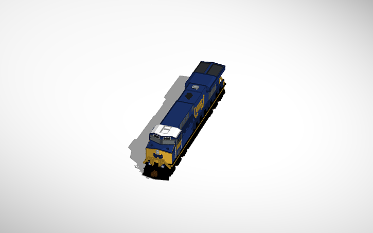 3D design CSX Train. - Tinkercad