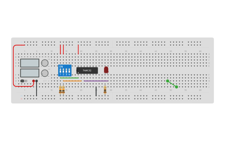 Circuit design To Study and Verify the Truth Table of OR Logic Gate ...