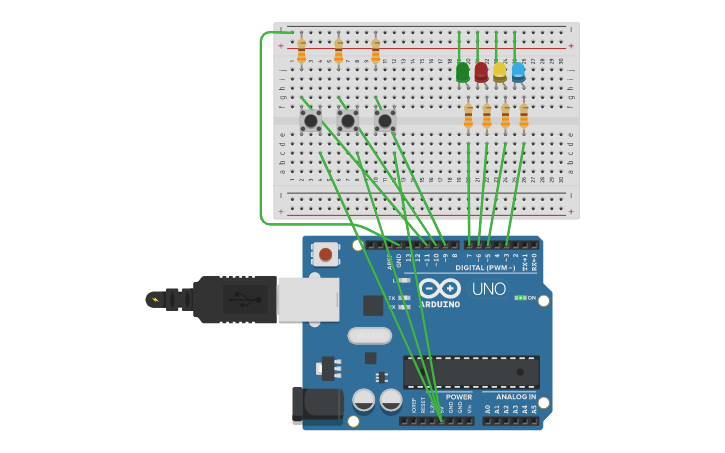 Circuit design Quiz - Tinkercad
