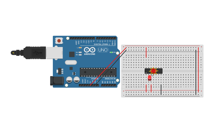 Circuit design First Electronic Lab - Tinkercad