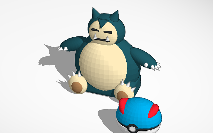 3D design pokemon - Tinkercad
