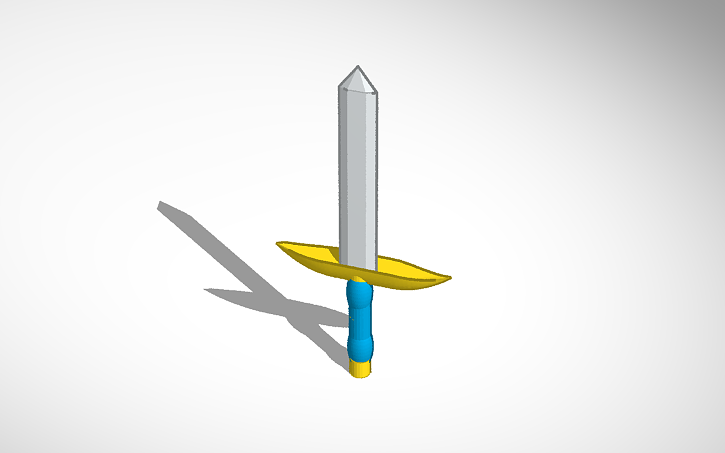 3D design Excalibur fate - Tinkercad