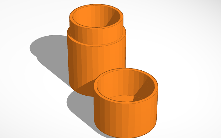 3D design circular box - Tinkercad