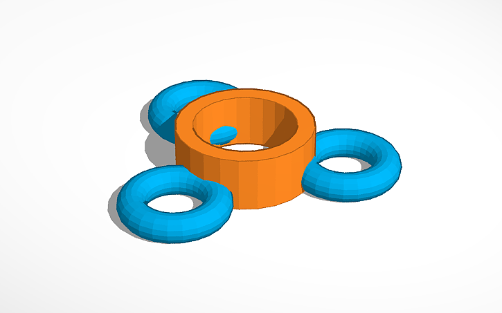 3D design Guide Wire Hub - Tinkercad