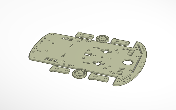 3d Design Robot Chassis 4 Tinkercad