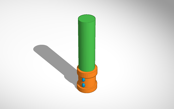 3D design lightsaber ( green ) | Tinkercad