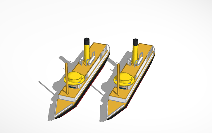 3D design SS Nomadic and SS Traffic the Star Tenders (TUGS & Tender ...