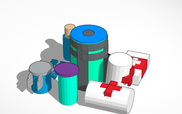 3D design All fortnite heals! - Tinkercad