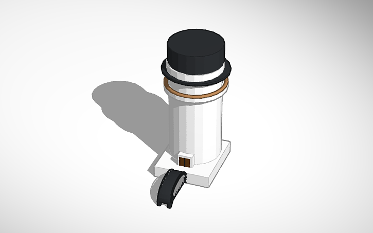 3D design Top-Hat Tower | Tinkercad