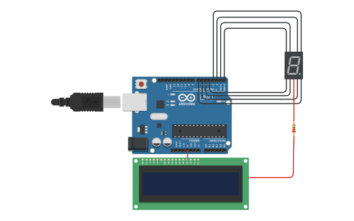 Circuit Design Arduino Display 7 Segmentos Tinkercad 1535