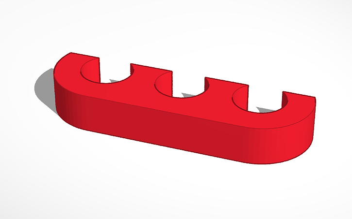 3D design 4mm rc brushless wire holder | Tinkercad