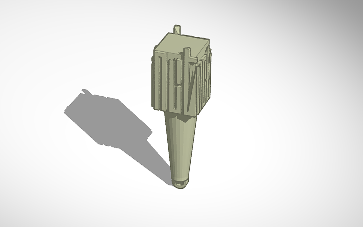 3D design NCT Lightstick - Tinkercad