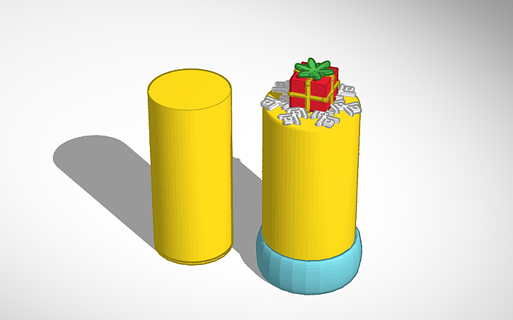 3D design Stamp - Tinkercad