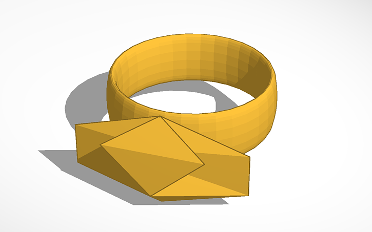 3d Design Puzzle Ring Tinkercad
